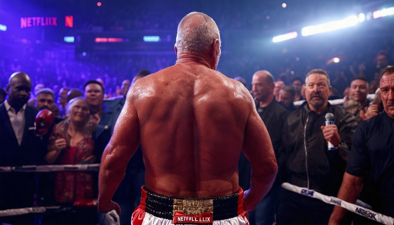 "Mike Tyson Incident at Netflix Televised Boxing Event"