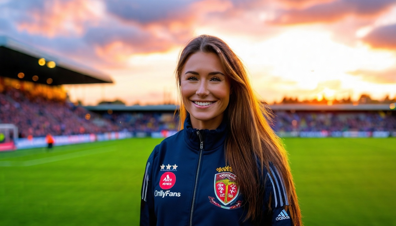 "OnlyFans Model Belle Grace Sponsors Charity Football Club"