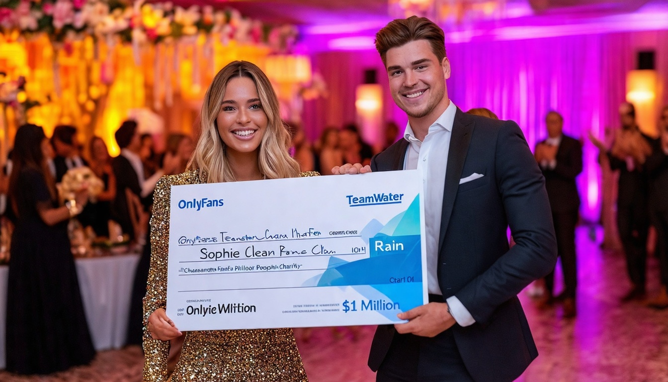 "Sophie Rain's $1 Million Donation to TeamWater Charity Highlights ...